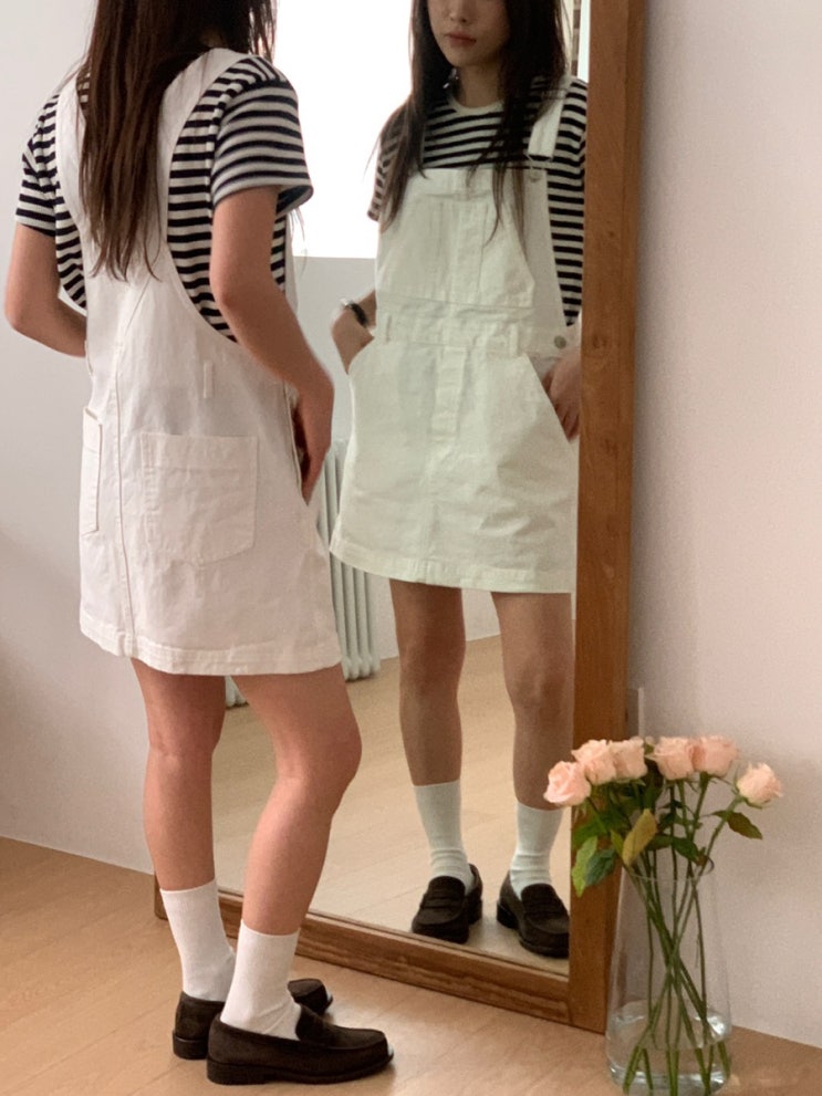 [ LELAPIN 추천 ] 미미 멜빵 원피스 : 네이버 블로그