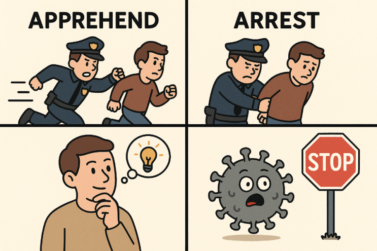 apprehend vs arrest : 네이버 블로그