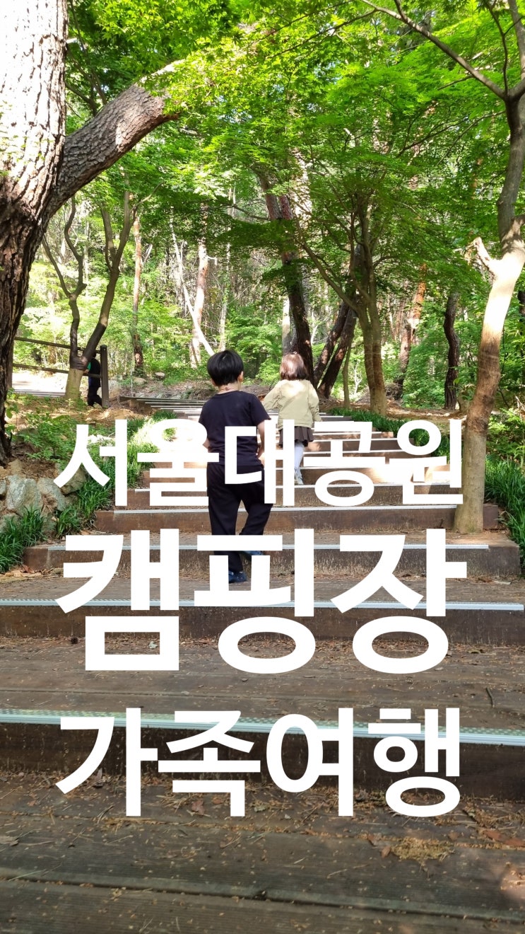 과천 서울대공원 서울랜드 현대미술관 캠핑장 5월 계곡 이용방법 주차 전기카트 이용시간 예약방법 글램핑 5인가족 근교여행 놀이터