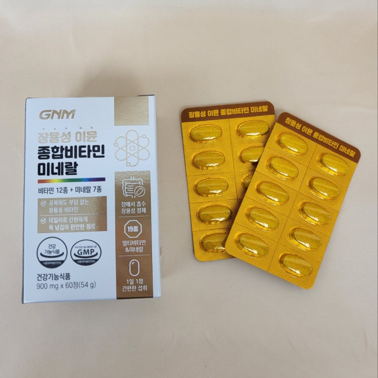 GNM 장용성 이뮨 종합비타민 미네랄 공복비타민 추천 : 네이버 블로그