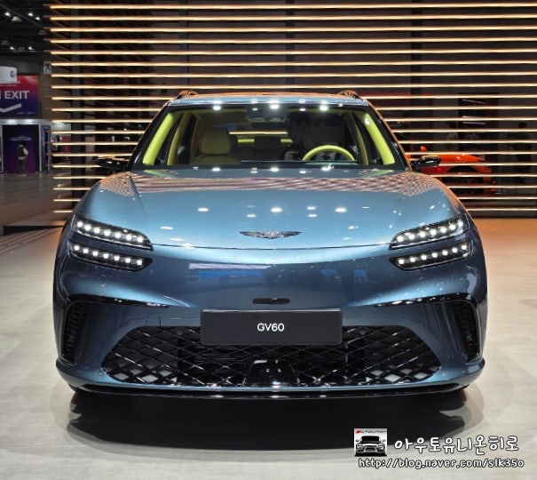 디자인과 사양 업그레이드 제네시스 GV60 페이스리프트 : 네이버 블로그