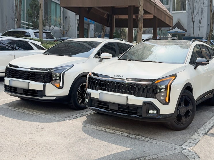 신형 더뉴스포티지NQ5 기본옵션(깡통)프레스티지 vs 풀옵션 X라인 시그니처 옵션비교 시승기! : 네이버 블로그