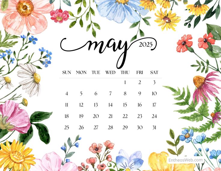 예쁜 2025 5월달력 : 네이버 블로그