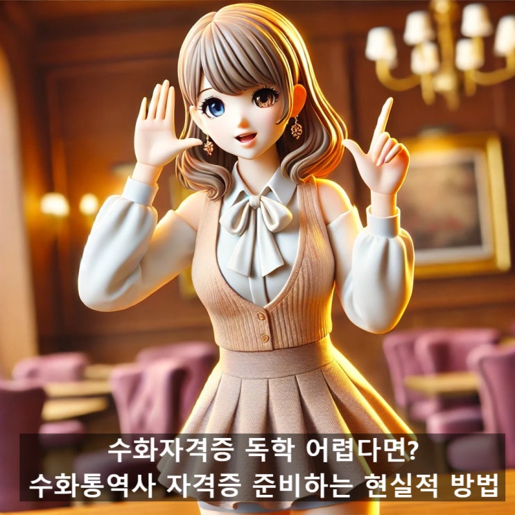 수화자격증 독학 어렵다면? 수화통역사 자격증 준비하는 현실적 방법 : 네이버 블로그