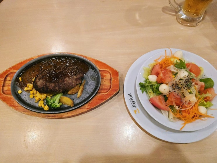 [일본 와카야마 자유여행] #5.DAY 1- 조이풀(Joyfull ) 린쿠타운점 : 24시간 운영_함박스테이크 맛집 & 저녁 ...