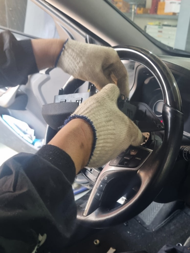 대구 그랜저 HG MDPS 스티어링 컬럼 교환 작업 : 네이버 블로그