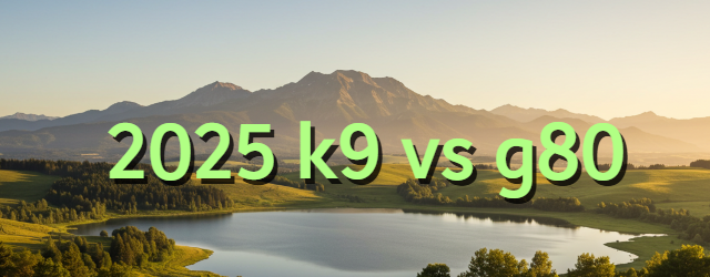 2025 k9 vs g80 가격 연비 크기 깔끔한 비교 : 네이버 블로그