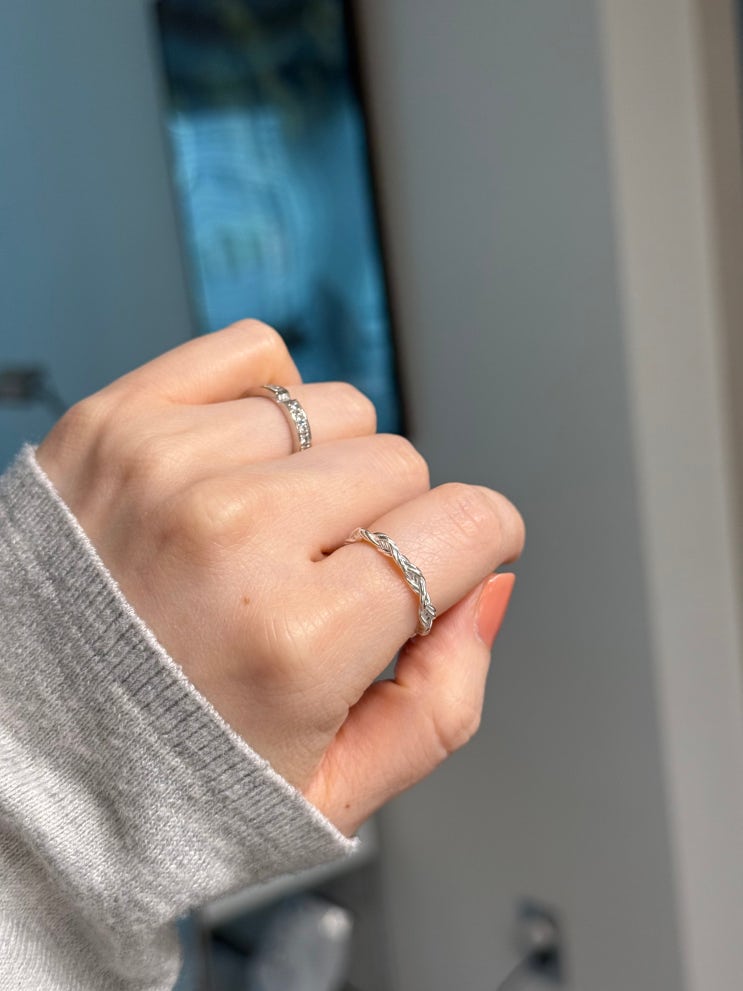 실버반지 추천 : 바이위켄드 메리링(Bywk Merry ring) : 네이버 블로그