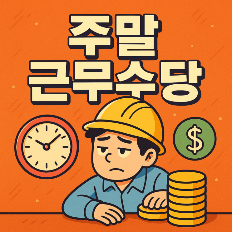 주말근무 수당 계산 핵심 정리 및 쟁점분석 : 네이버 블로그