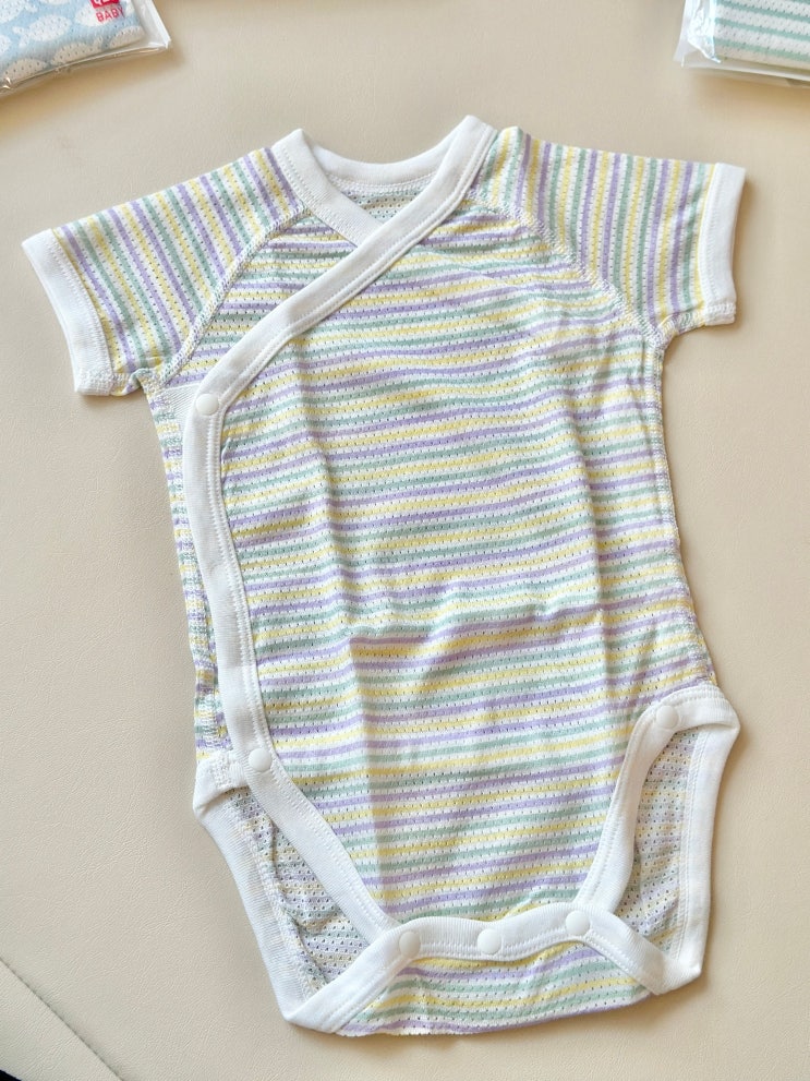 여름아기 출산준비물 유니클로 매쉬바디수트 준비 : 네이버 블로그