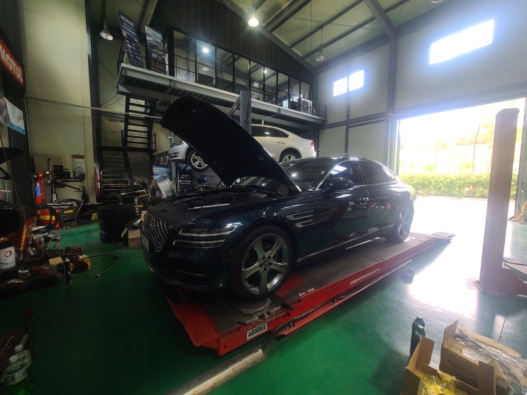 제네시스G80(RG3) #4p브레이크 #하체소음 #로우암부싱교환 : 네이버 블로그