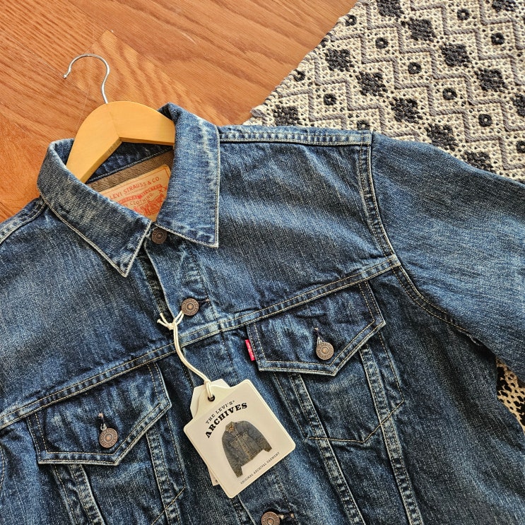 어린이날 특템한 LVC 3세대 트러커 구매 후기 / LVC 3rd Lot 559 Jacket Review : 네이버 블로그