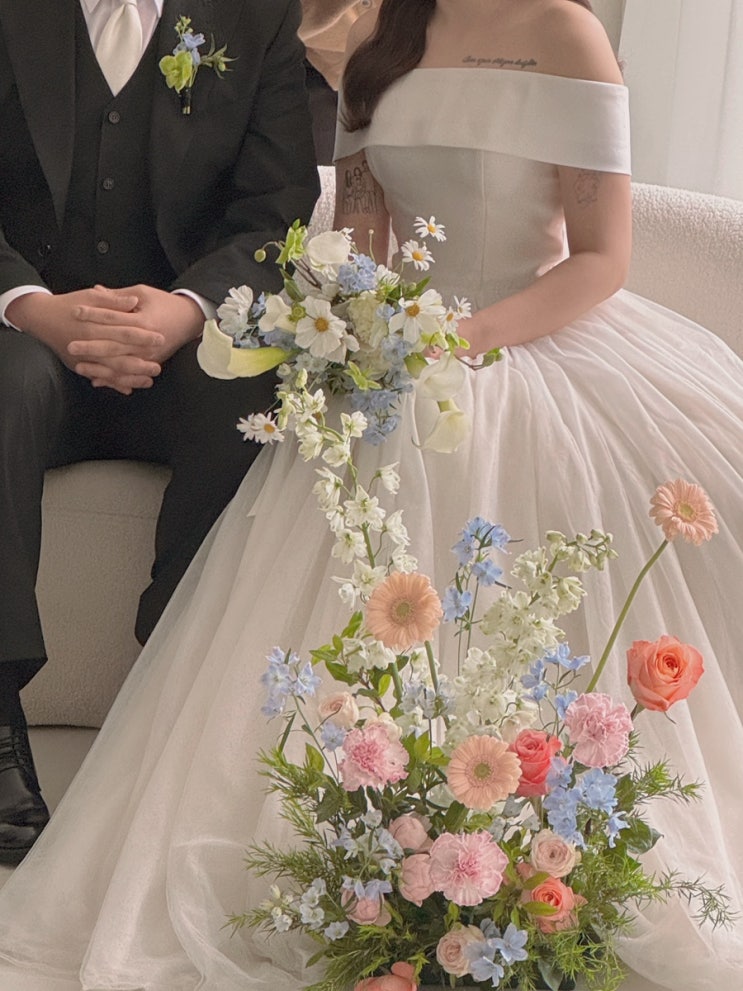 [Wedding Chapter_07] 세미앙 스튜디오 웨딩촬영 센스만점 플라워디렉팅 꽃우화(Flowerwoohwa) : 네이버 블로그