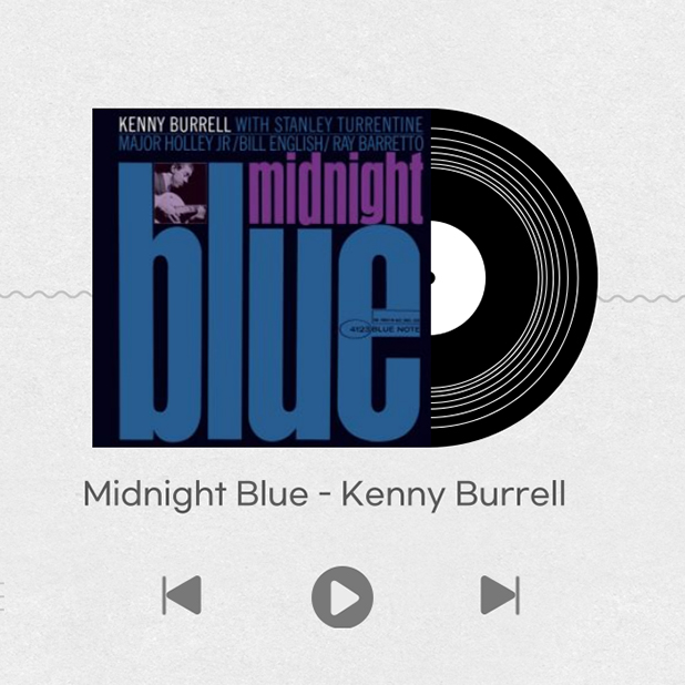 여유로운 기타 음색을 자랑하는 모던 재즈 역사상 가장 빛나는 기타 앨범.｜Midnight Blue - Kenny Burrell ...