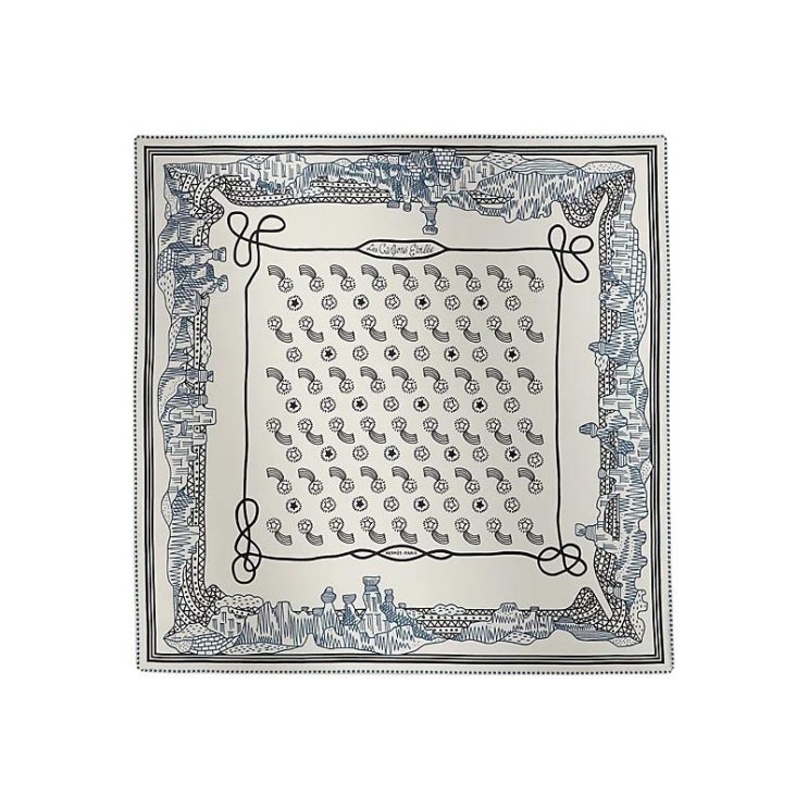 HERMES 에르메스 Les Canyons Etoiles 반다나 55 여성 스카프 H042856S 21 : 네이버 블로그