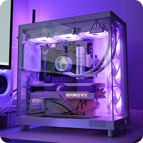 미들타워 어항케이스 추천! NZXT H6 Flow RGB 매트 화이트 대원씨티에스 : 네이버 블로그