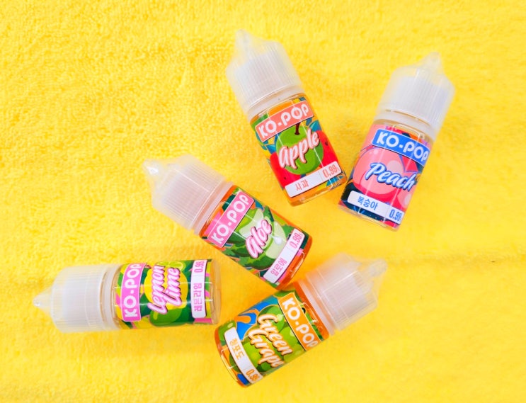 새솔동전자담배 NY VAPE 코팝 액상 알로에 청포도 레몬라임 복숭아 사과 과일 액상을 소개 : 네이버 블로그