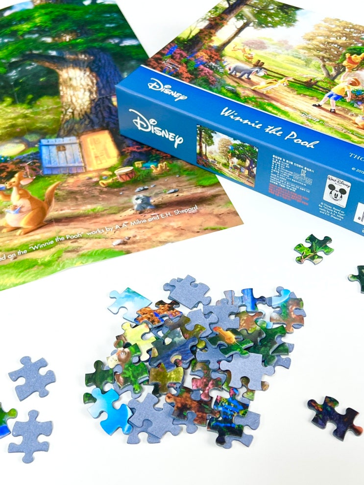 집콕 취미 추천! 디즈니 직소퍼즐 500피스 w/아트박스 POOM 품 : 네이버 블로그