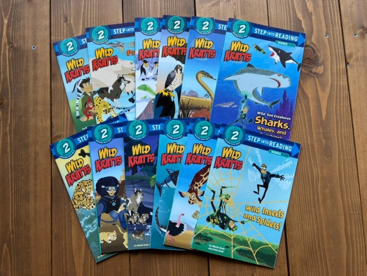 (공구) Wild Kratts 12권 세트 (Step into Reading 2단계) : 네이버 블로그