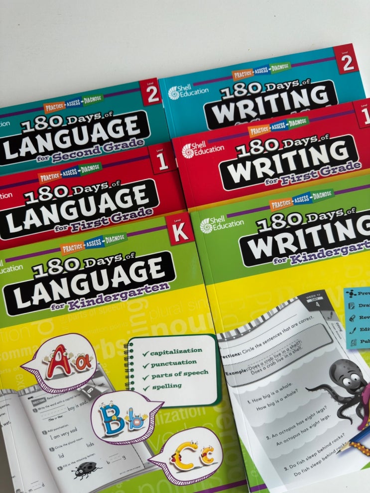 (마감-리틀쌤 공구) ‘180 Days of Language’ & ‘180 Days of Writing’ : 네이버 블로그