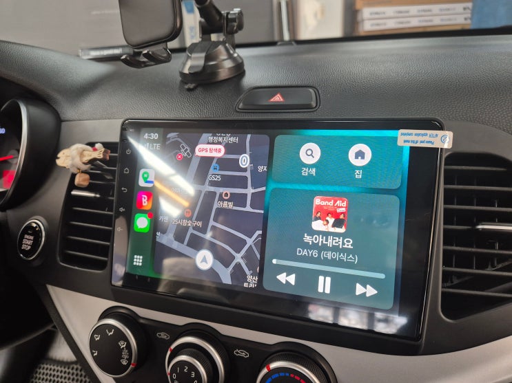 광주 안드로이드 올인원, 올뉴모닝 NAVIFLY M300S 해외직구 안드로이드 올인원 장착 : 네이버 블로그