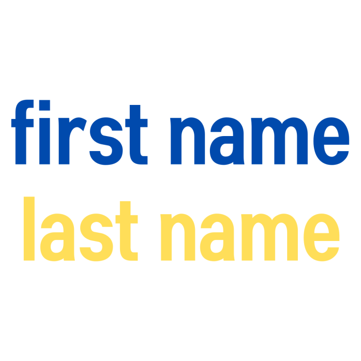 영어 성 이름 순서 first name last name given name family name surname 뜻 : 네이버 블로그