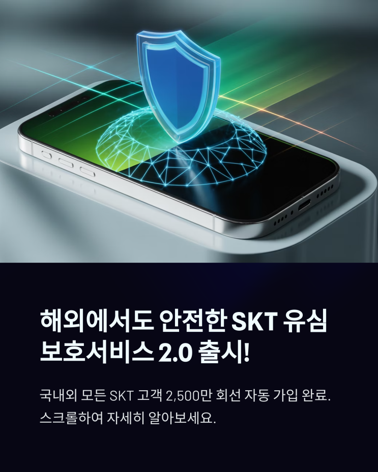“해외 로밍까지 전 고객 가입 완료! SKT ‘유심보호서비스 2.0’ 완전 해부” : 네이버 블로그