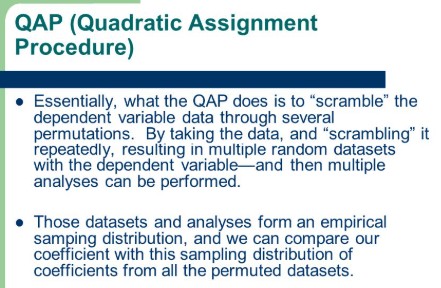 QAP(Quadratic Assignment Procedure) 분석 : 네이버 블로그