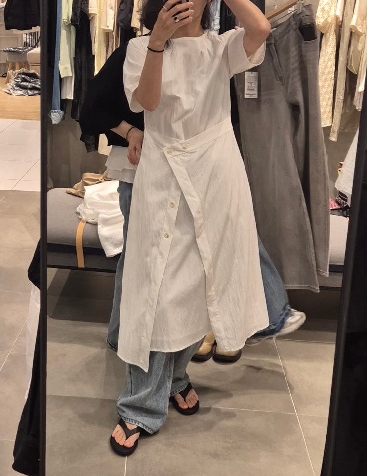 롯데백화점 평촌점 쥬시쥬디 매장 봄 구매템 3종(화이트원피스 1, 긴팔 가디건 2) : 네이버 블로그