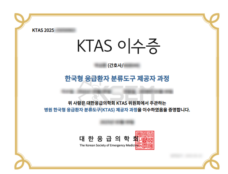 간호사 KTAS 자격증 시험 후기 : 네이버 블로그