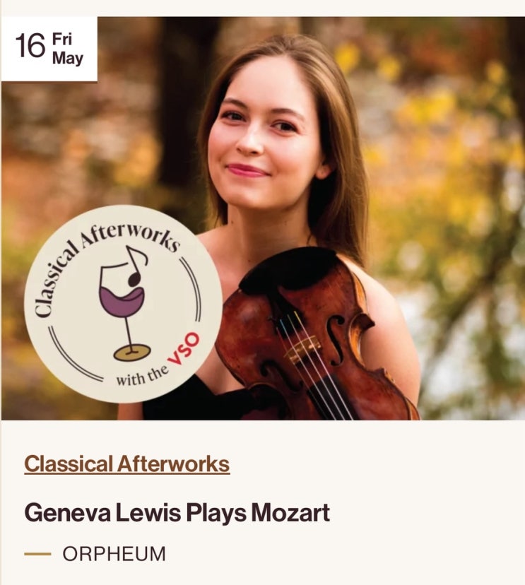 제네바 루이스Geneva Lewis, Mozart Violin Concerto No.3 VSO 협연(feat.밴쿠버 피자 맛집 ...