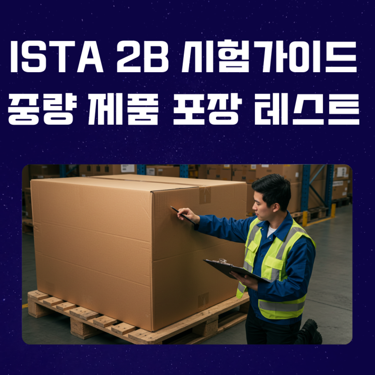 ISTA 2B 시험 가이드 : 개별 중량(68kg 초과) 제품의 포장 테스트 핵심 : 네이버 블로그