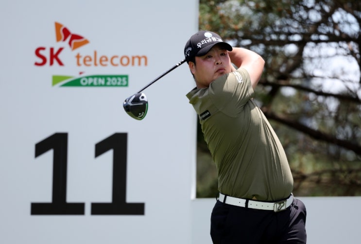 2025 KPGA SK텔레콤 오픈 2라운드 단독 선두 황중곤 : 네이버 블로그