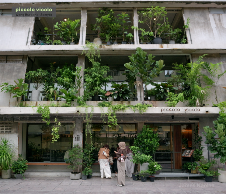 [최초리뷰] 방콕 신상 카페 Piccolo Vicolo Cafe 2호점 피콜로 비콜로 Wang Bruapha-Samyot ...
