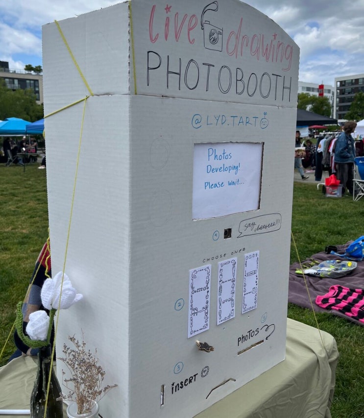 축제에서 발견한 라이브 포토 부스 : 네이버 블로그