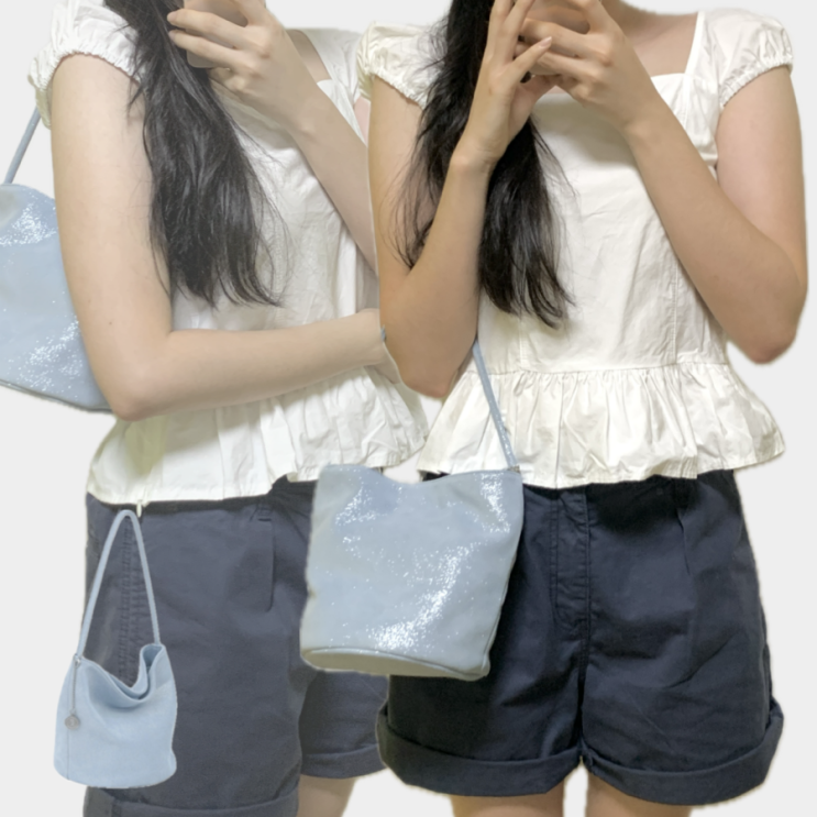 review | 미닛뮤트 토보백 샤인 블루 후기 minitmute tobo shine blue 내돈내산 : 네이버 블로그