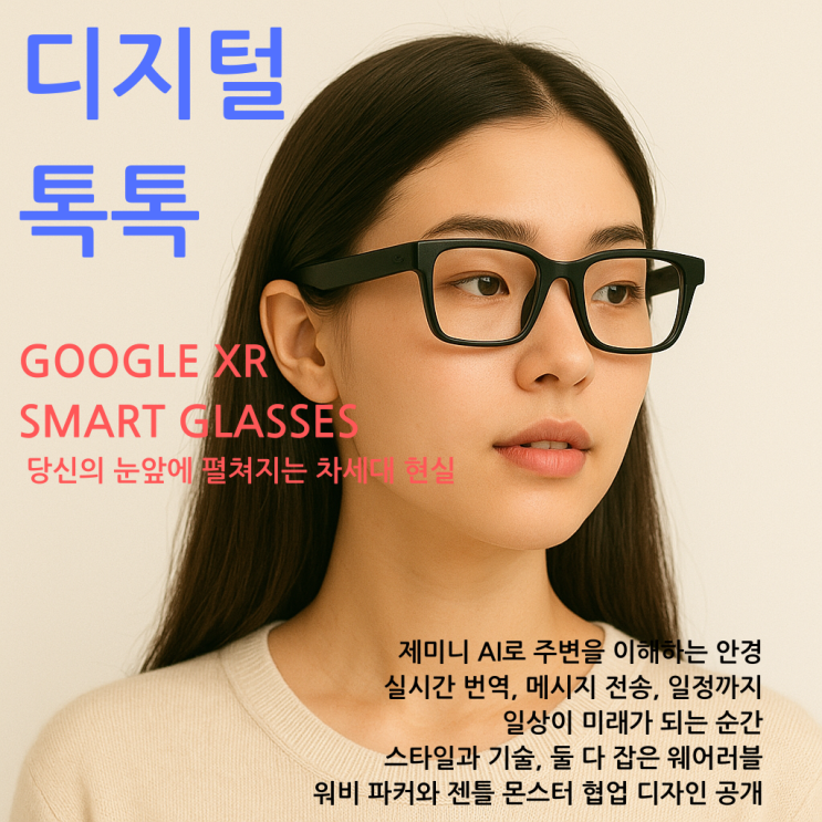 구글이 선보인 미래형 안경, XR 스마트 글라스 첫인상 : 네이버 블로그
