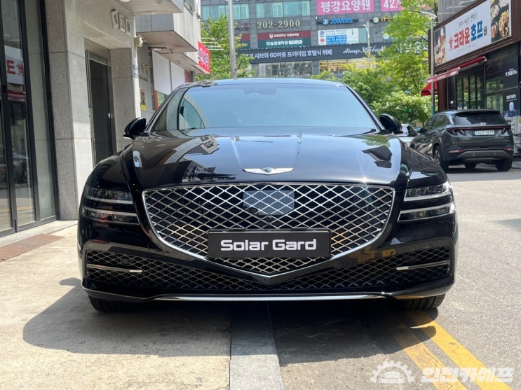 쿠폰썬팅 필름만 문제가 아닙니다. 제네시스 G80 솔라가드 퀀텀 재시공 : 네이버 블로그