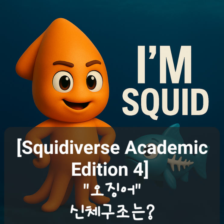 [Squidiverse Academic Edition 4] 오징어 신체구조는? : 네이버 블로그