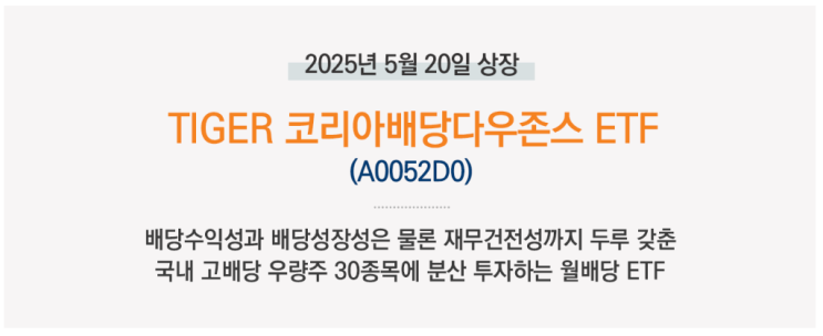 미국 SCHD 투자 전략을 적용한, K- SCHD ETF ,TIGER 코리아배당다우존스 ETF : 네이버 블로그