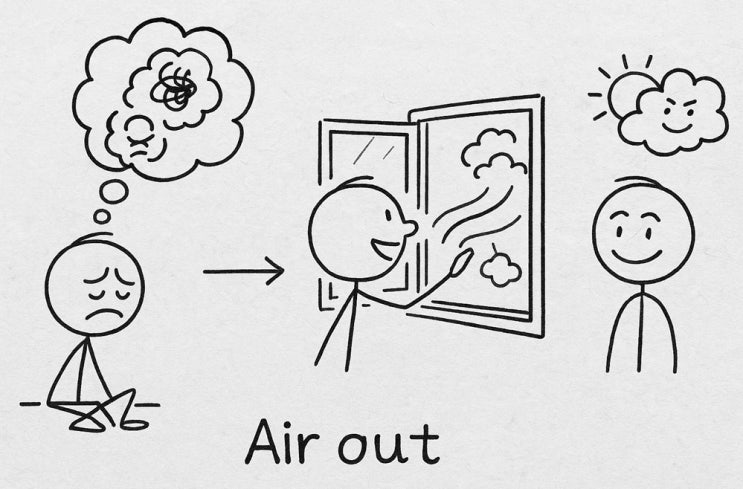sb air out sth 구동사 활용법 : 네이버 블로그
