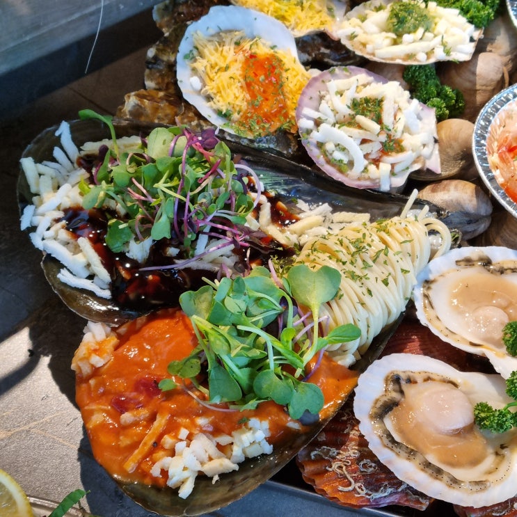 을왕리 조개구이 가리비 맛집 리뷰 : 네이버 블로그