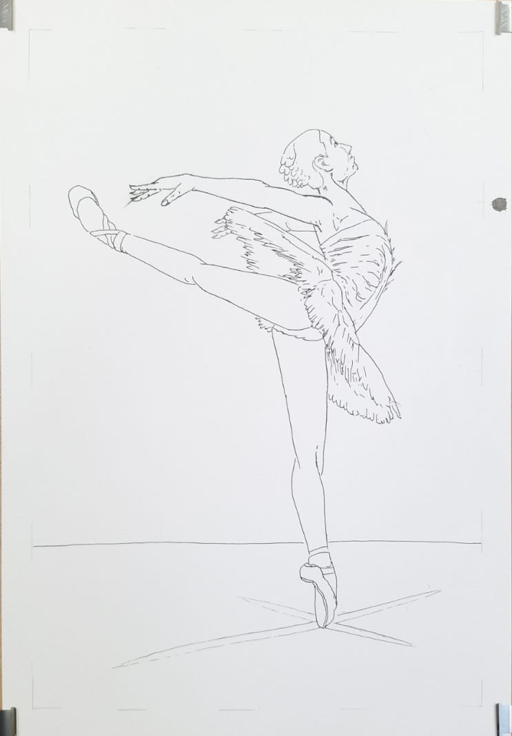 인물화 - 발레리나 : 네이버 블로그