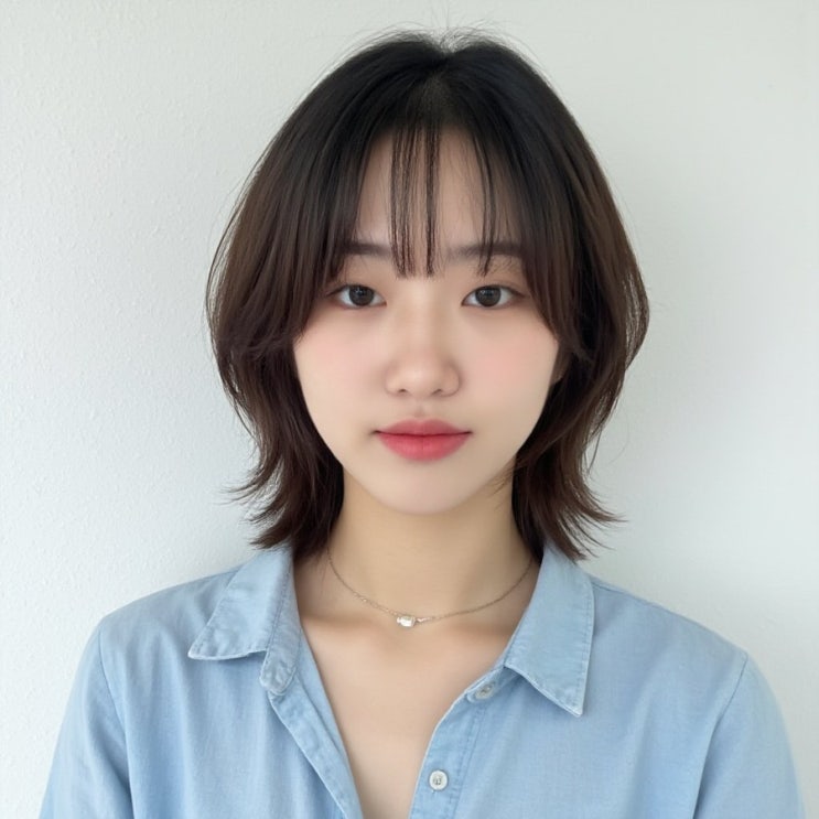 건대미용실 바이진1호점 단발레이어드컷 : 네이버 블로그