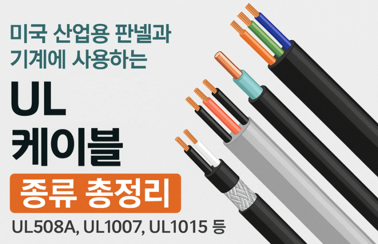 미국 산업용 판넬과 기계에 사용하는 UL 인증 케이블 종류 총정리 (UL508A, UL1007, UL1015, UL1283, UL1284, AWM, MTW 등) : 네이버 블로그