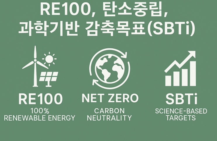 [ESG학습#10] RE100, 탄소중립, SBTi : 네이버 블로그