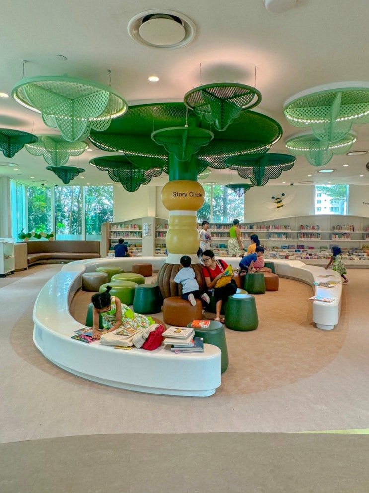 싱가포르 | 디자인상 수상, 아이랑 가기 좋은 예쁜 조추캉 어린이 도서관 Choa Chu Kang Library : 네이버 블로그