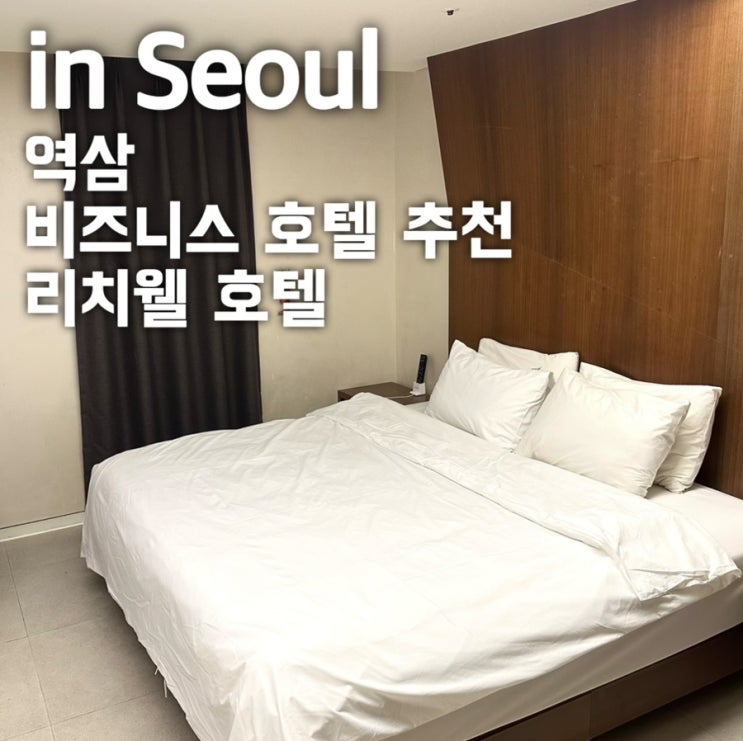 역삼역 호텔 강남 역삼동 비즈니스 숙소 추천 리치웰 호텔에서 호캉스 후기 : 네이버 블로그