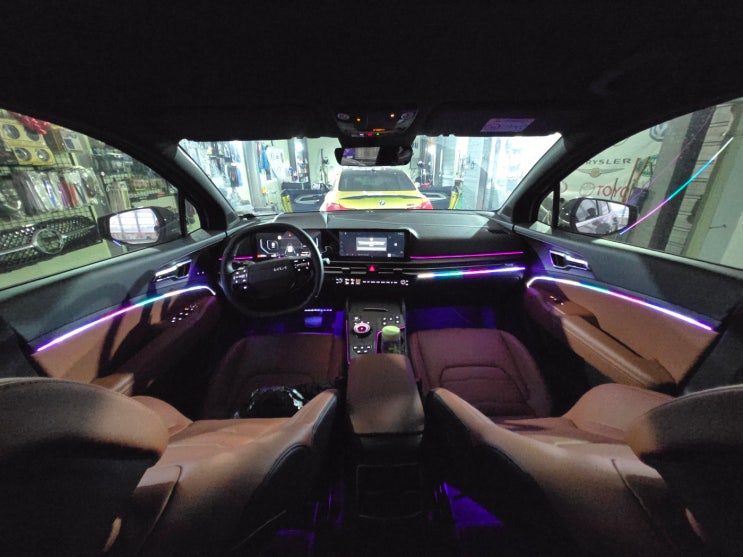 스포티지 NQ5 엠비언트 라이트 시공 후기 : 네이버 블로그