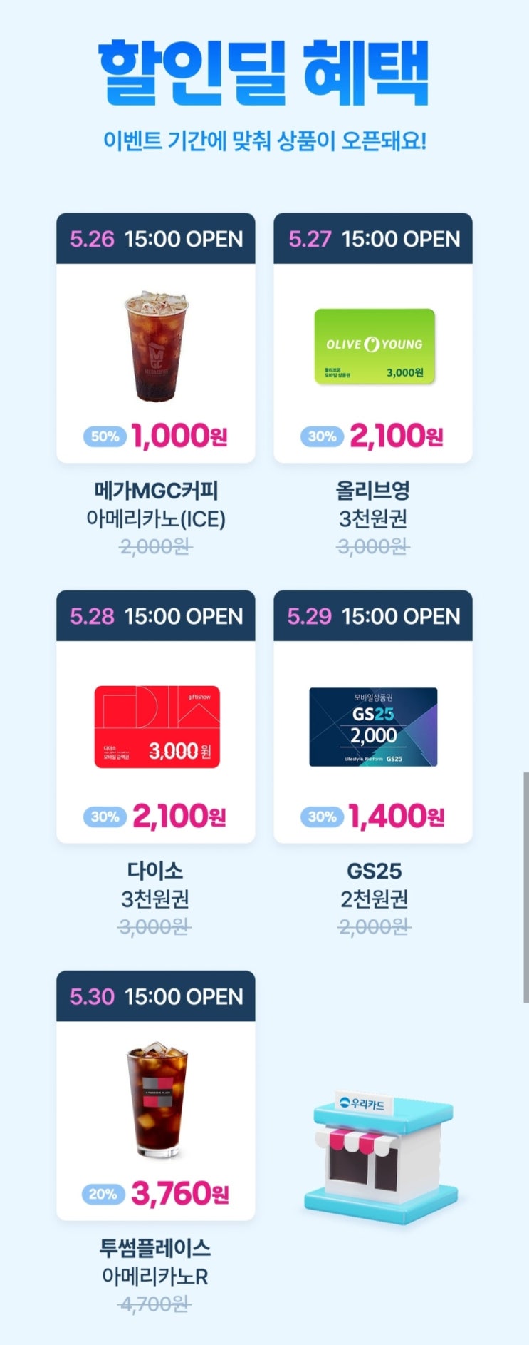 우리카드X니콘내콘 - GS25 2천원권 1400원 : 네이버 블로그